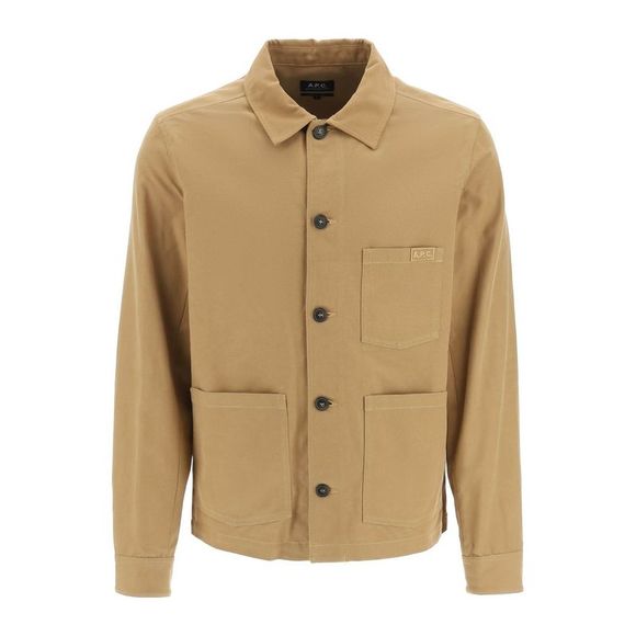 A.P.C. | Jackets & Coats | Apc Cotton Canvas Overshirt Jacket | Poshmark
